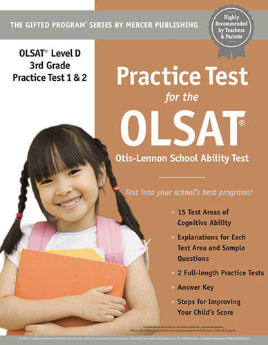 OLSAT Full Length Practice Test For Grade 3 OLSAT Full Length Practice Test For Grade 3